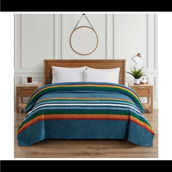 Pendleton | Bedding | Pendleton Sherpa Soft Warm Blanket King Size ...